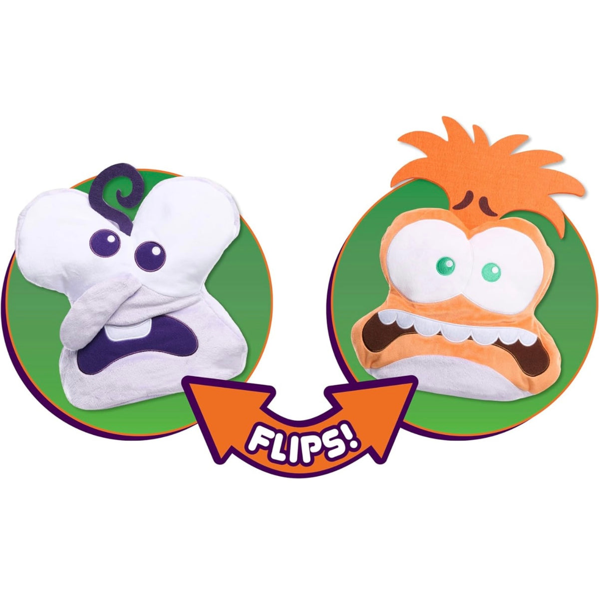 Disney Inside Out 2 Flip-A-Mood Reversible Plush - Fear/Anxiety ...