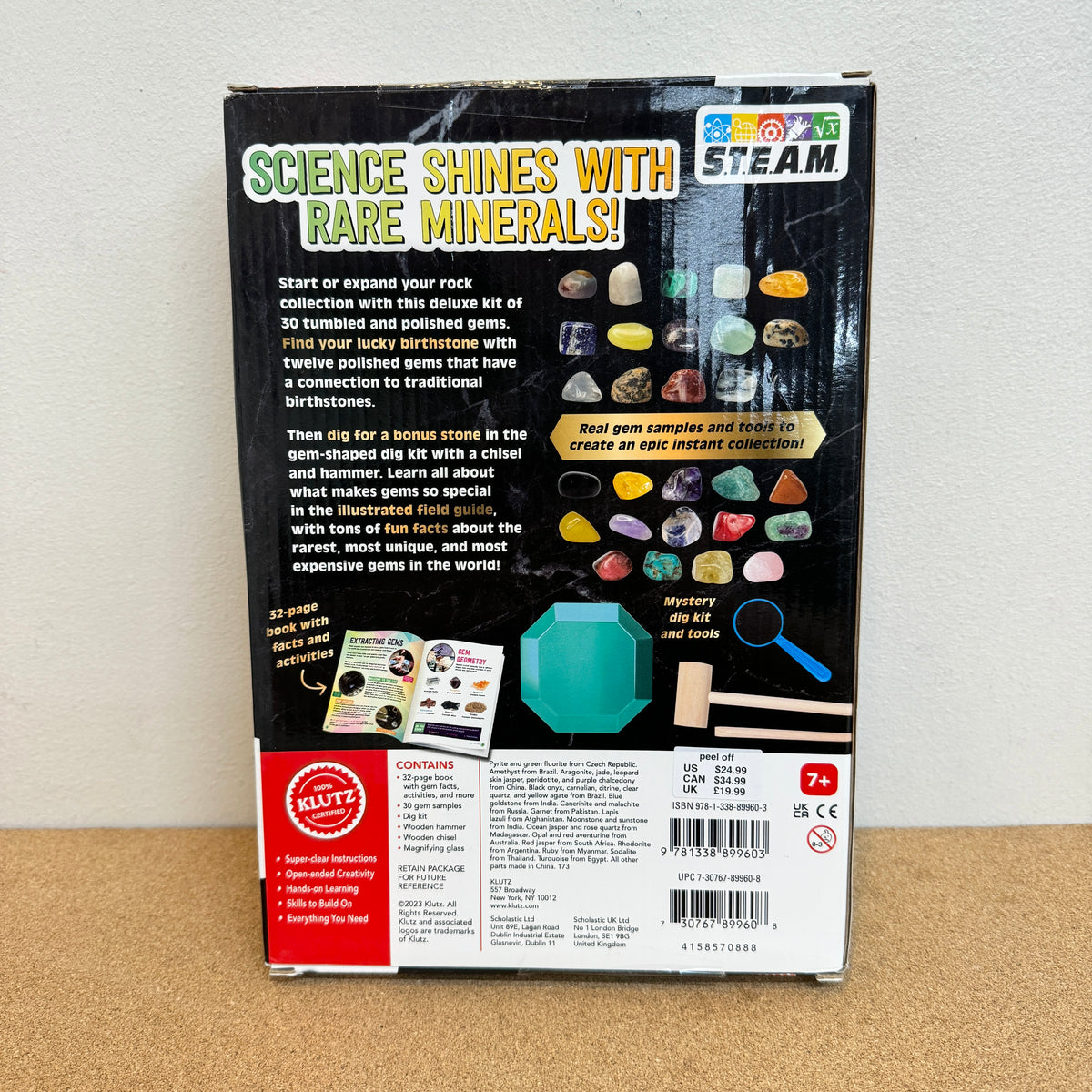 Klutz Steam Lab Ultimate Gemstone & Dig Kit | Kidstationph
