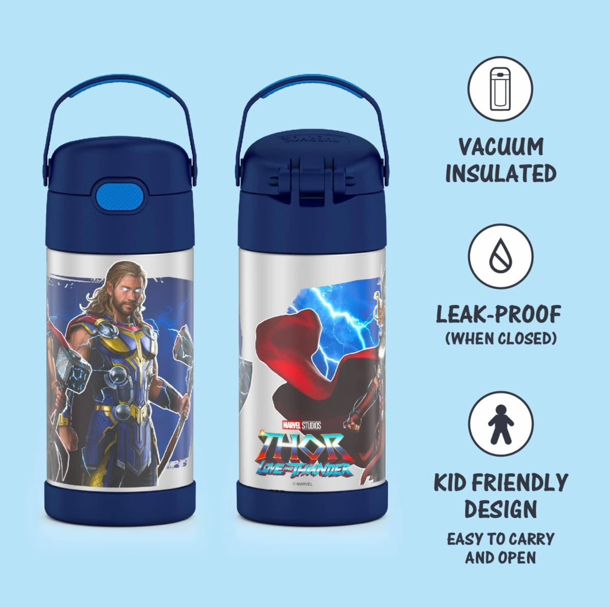 Thermos 12oz Funtainer Water Bottle - Avengers Thor | Kidstationph