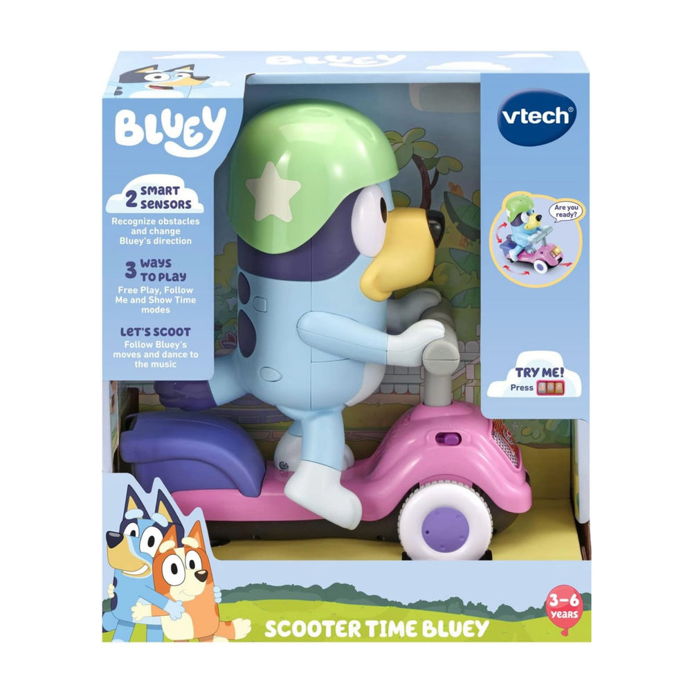 Vtech Bluey Scooter Time Bluey | Kidstationph