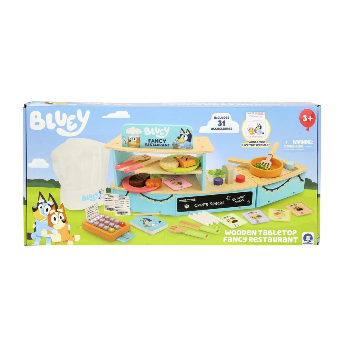Bluey Wooden Tabletop Restaurant | Kidstationph