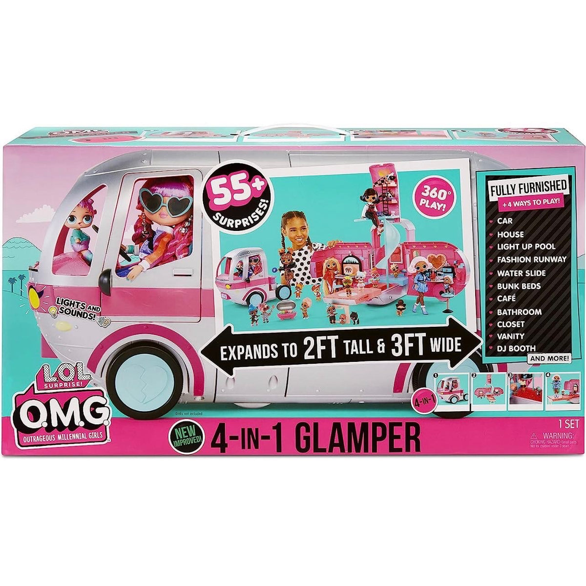 LOL Surprise OMG 4-in-1 Glamper Playset | Kidstationph
