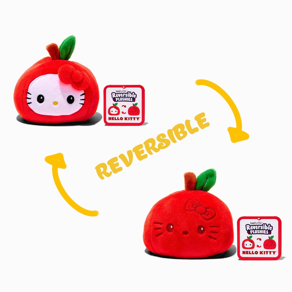 Teeturtle x Hello Kitty & Friends Reversible Plush- Hello Kitty/Apple ...